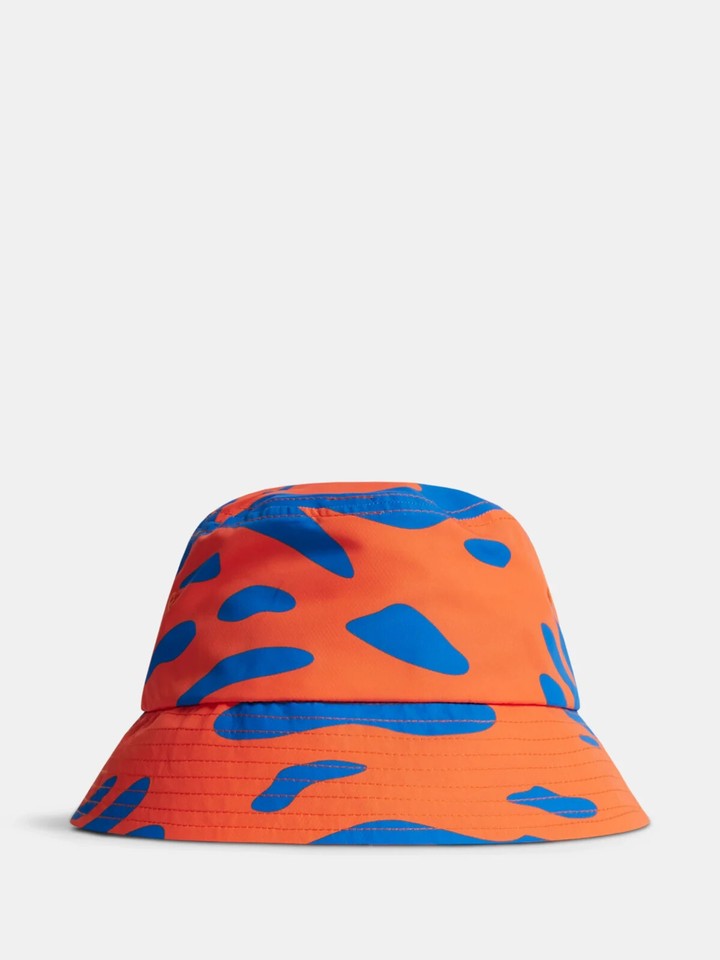 J. Lindeberg Men's OLAF Bucket Hat One Size Orange NWT NEW GMAC09717 ...