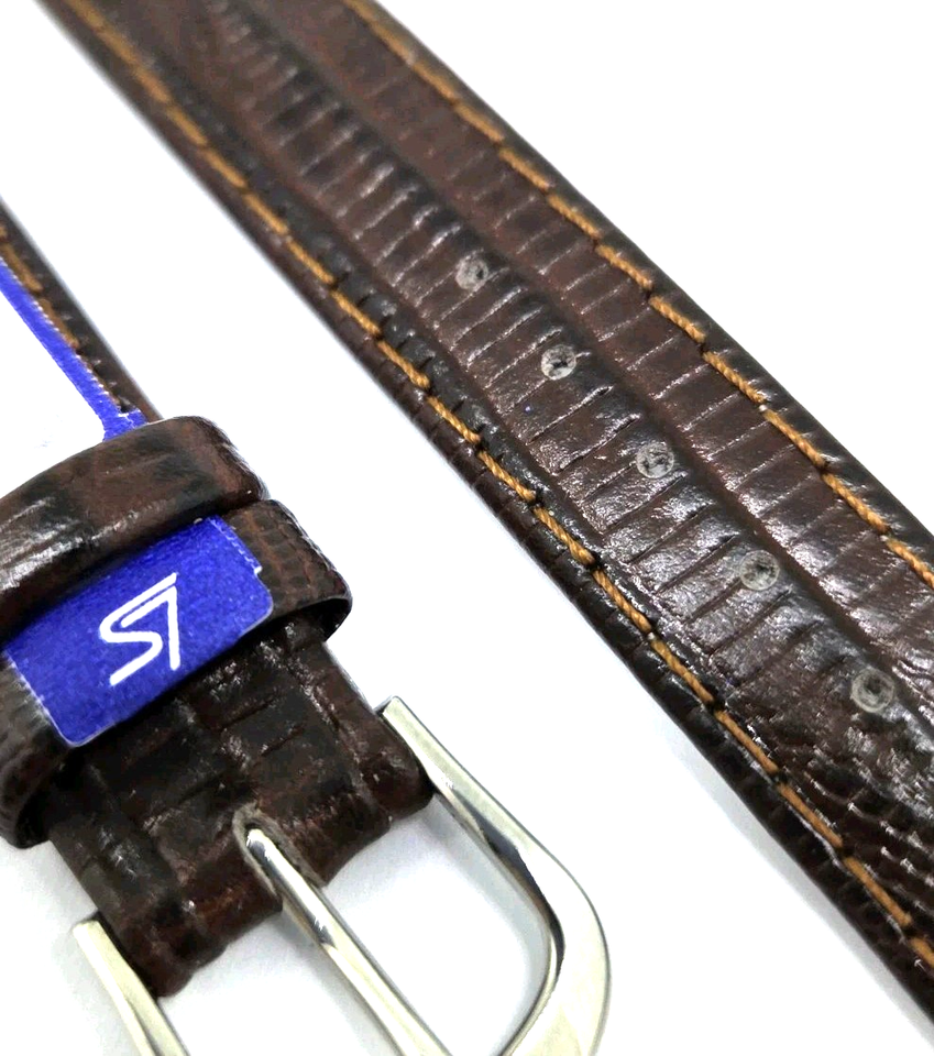 Cinturino Orologio Corta Lunghezza S,Larghezza 16mm Teju Goffratura ...