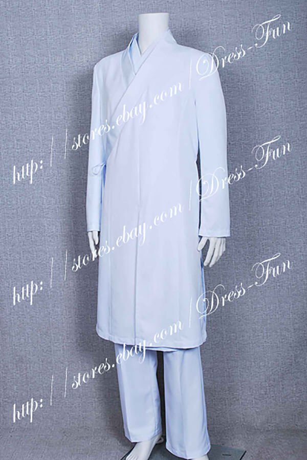 TRON Legacy Cosplay Kevin Flynn Clu Halloween Adult Costume White ...