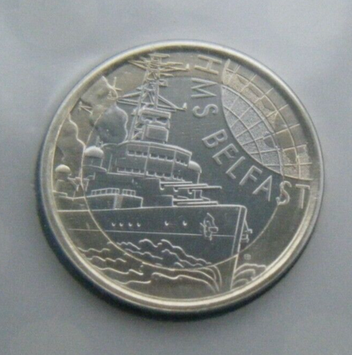 2025 HMS BELFAST £2 TWO POUND COIN BRILLIANT UNCIRCULATED PACK - IN ...