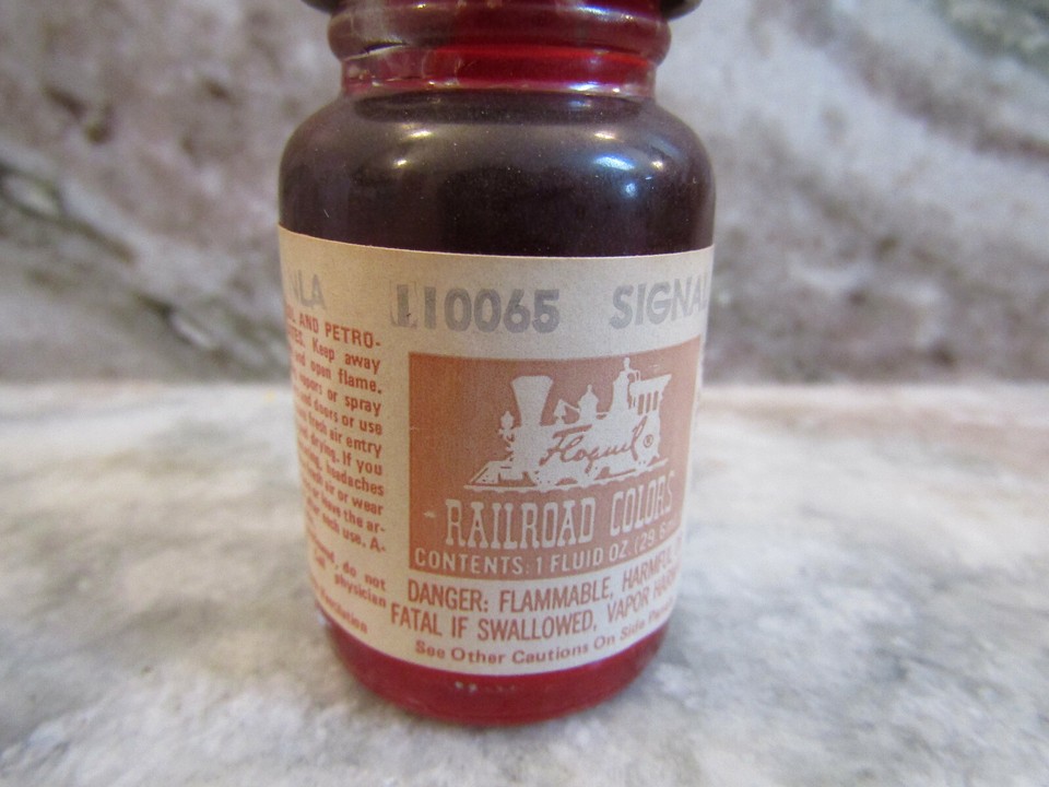 FLOQUIL RAILROAD COLORS MODEL PAINT - 1oz 1 OUNCE - SIGNAL RED | eBay