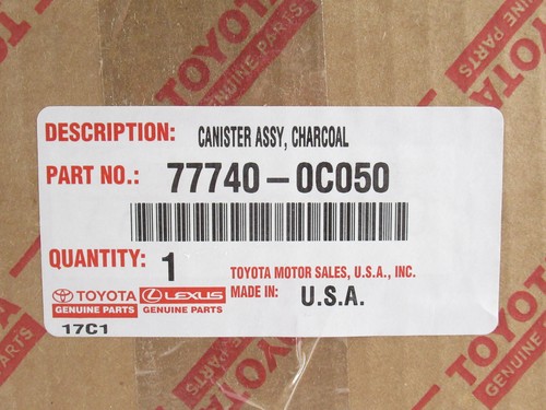 Genuine OEM Toyota 77740-0C050 Charcoal Vapor Canister Assy 2007-2013 ...
