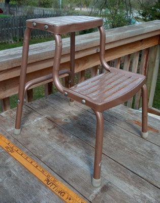Post-1950 - Metal Step Stool