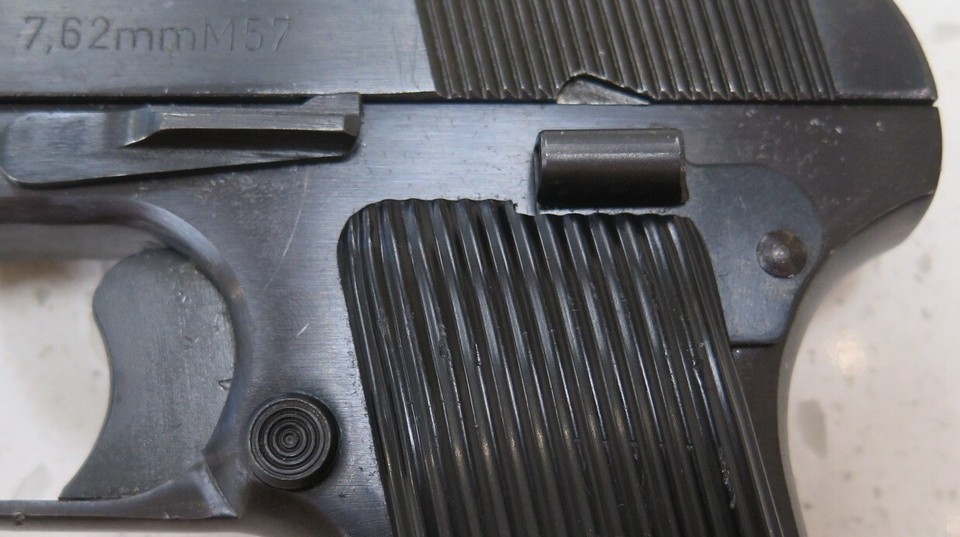 Custom Grips for CZ, Tokarev M57, M57A with Safety Cut Black | eBay