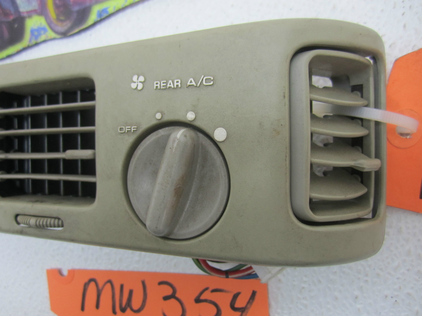 FAN SWITCH BLOWER MOTOR REAR HEATER HEAT AC AIR VENT LA0561810 for 96 ...