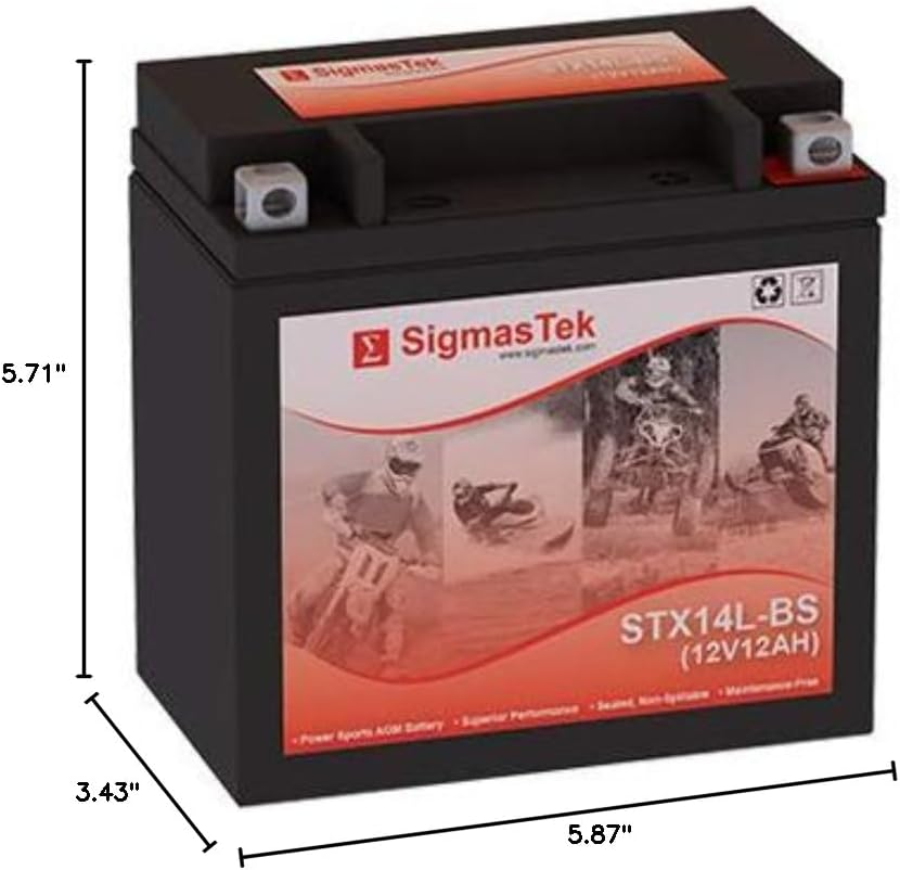 Yuasa YTX14L-BS Motorcycle Battery ( ) | eBay