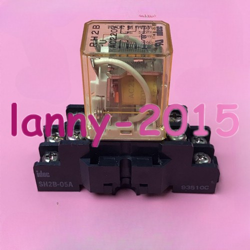 1PC New RH2B-U AC220V 8 pin and spring relay #HJ | eBay