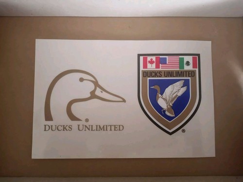 Two VINTAGE "DUCKS UNLIMITED" MEMBERSHIP DECAL STICKERS... | eBay
