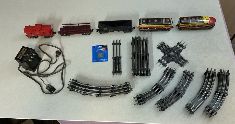 Vintage Diesel Electric Train Set, Louis Marx Company Marlines (all ...