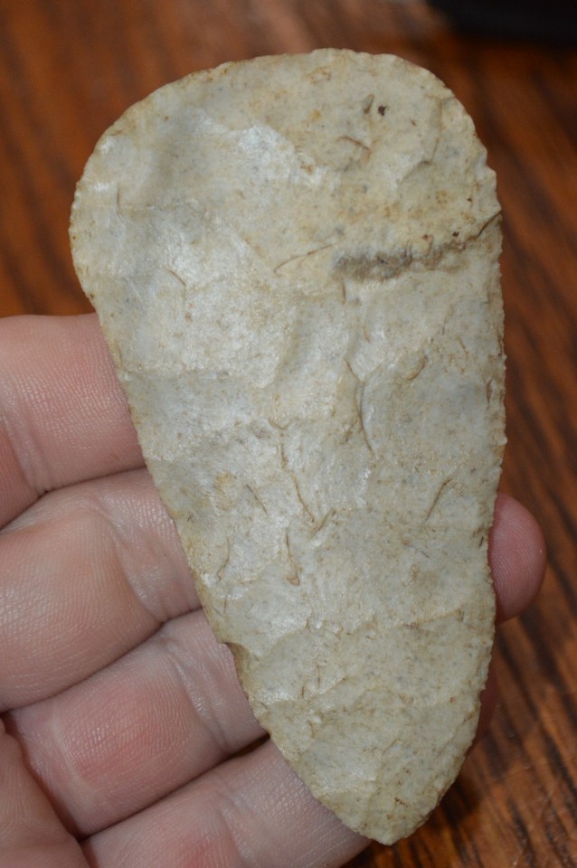 Fine White Mill Creek Chert Archaic Cobbs blade Union Co, Illinois 3.5 ...