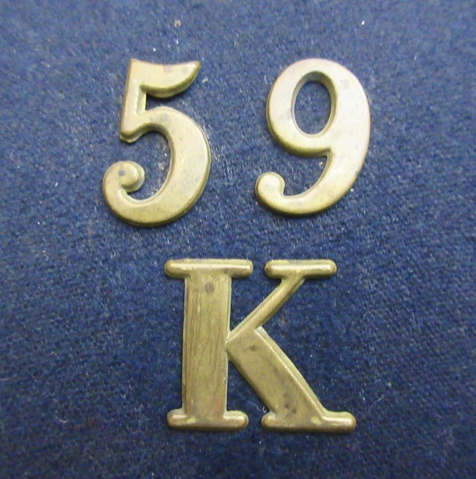 M1858 Forage Cap With 59th Regiment & Company K Insignia | eBay