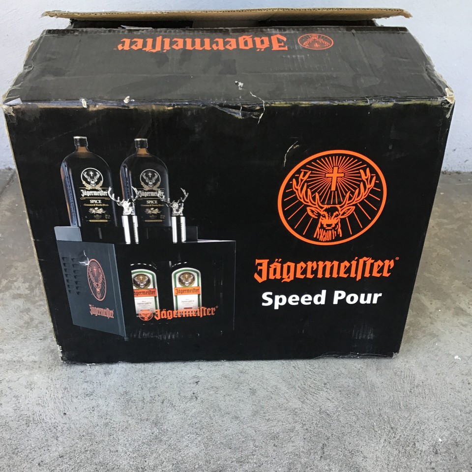 JAGERMEISTER SPEED POUR MACHINE 2 BOTTLE FREEZER w/ 2 Bottle Neck ...