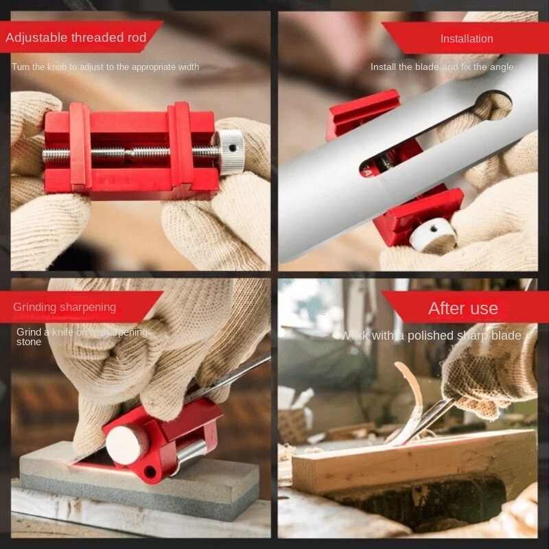 Woodworking Fixed Angle Sharpener Sharpening Stone Holder Chisel ...