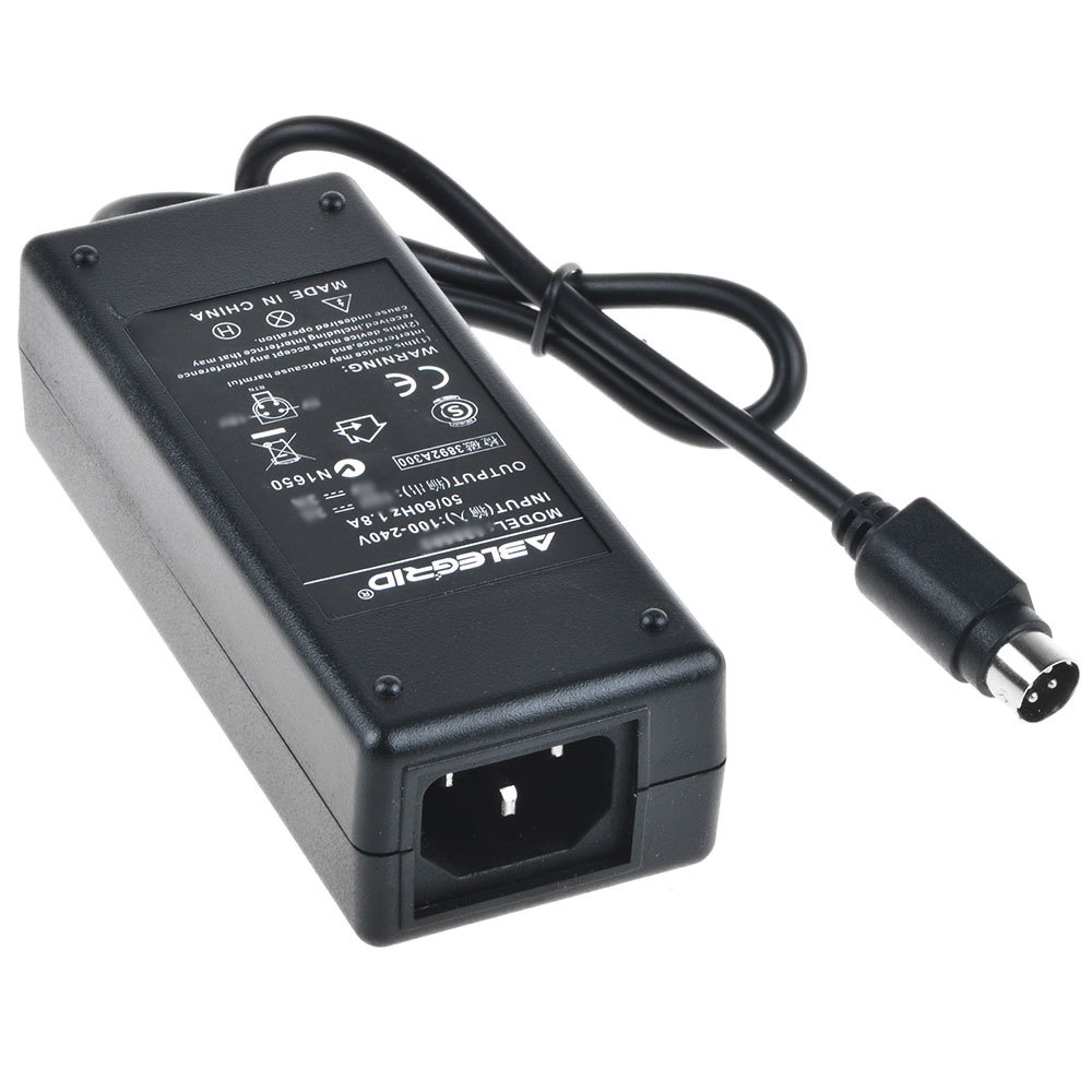 4-Pin DIN AC Adapter Charger For JENTEC Technology JTA0512 +5V/3A +12V ...