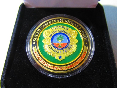 SOUTH CAROLINA HIGHWAY PATROL Challenge Coin w/ Presentation Box | eBay