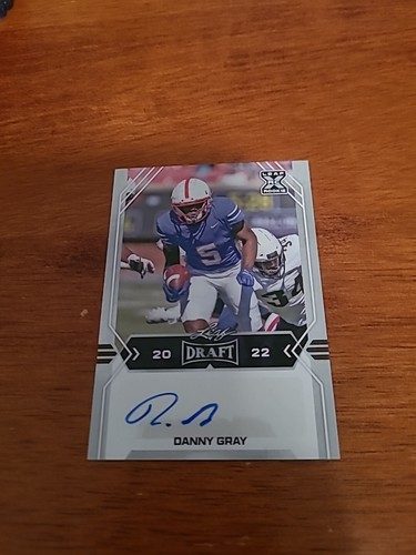 Nice 2022 Leaf Draft Danny Gray Rookie Auto #BA-DG 1 | eBay