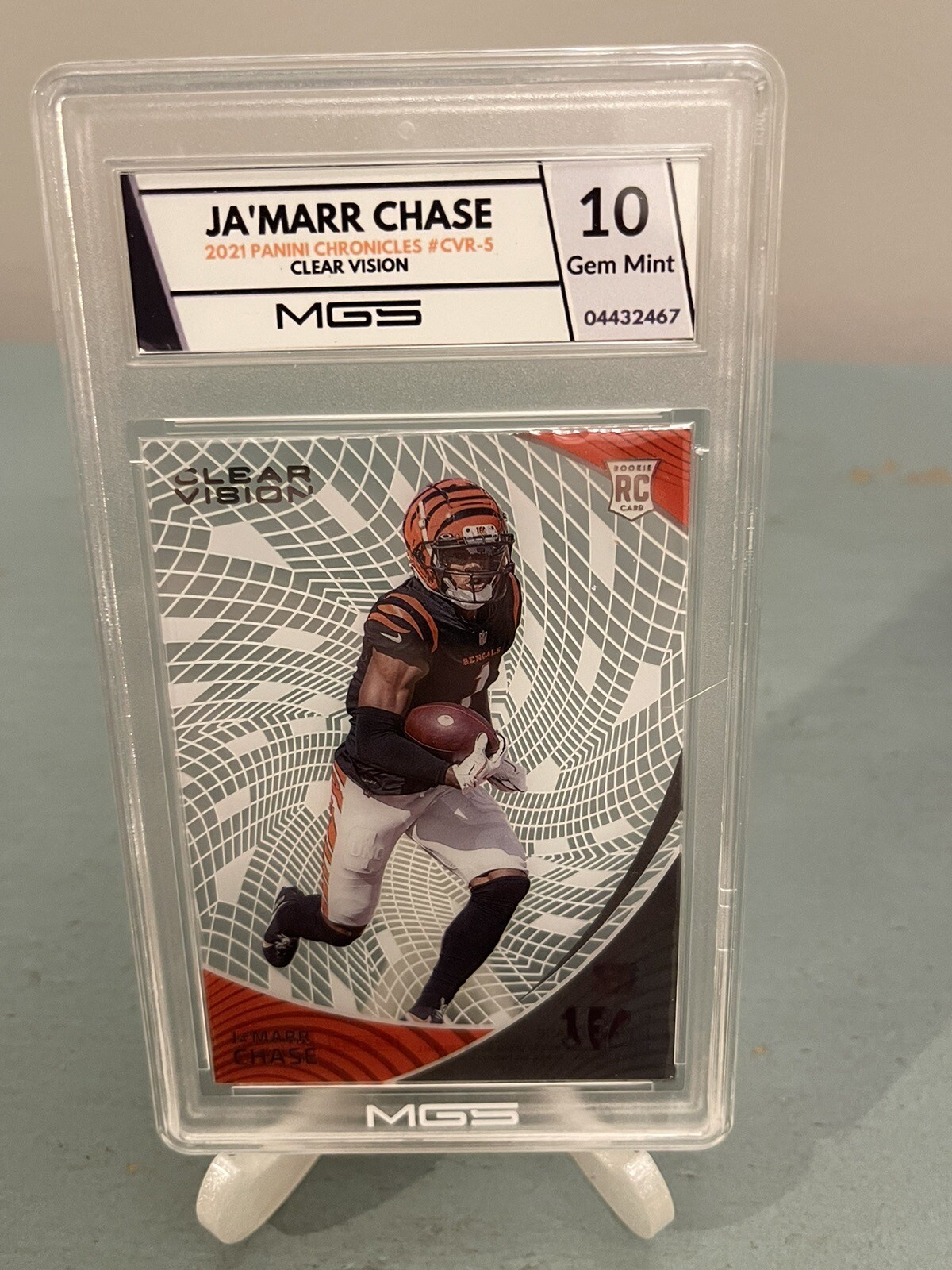 2021 Panini Chronicles - Clear Vision Rookies #CVR-5 Ja'Marr Chase (RC ...