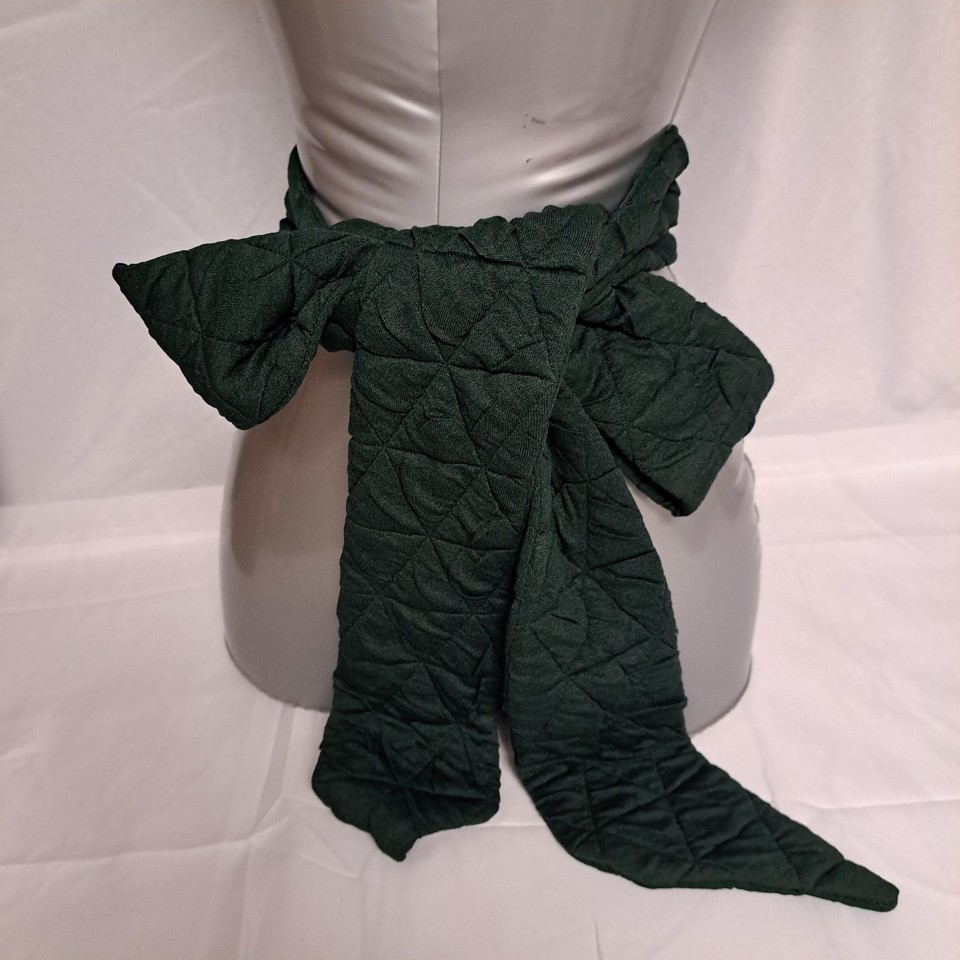 Quilted Tie Belt Forest Green 76" costume Robin Hood Ninja Turtles ...
