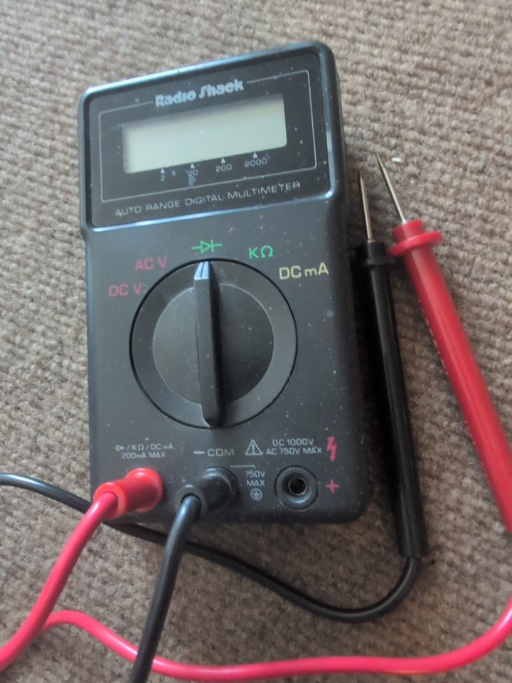 Radio Shack Digital Multimeter 22-166B LCD TESTED Works great | eBay