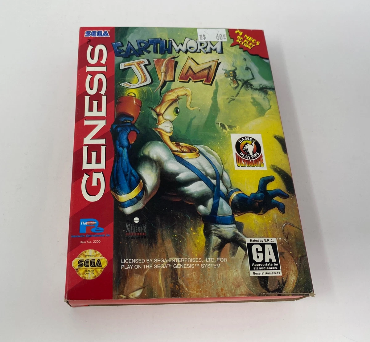 collection store Earthworm jim sega genesis sealed wata 9.2 A+
