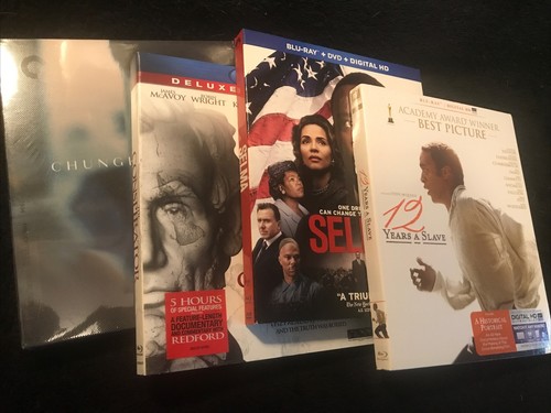 Blu Ray 4 Film Lot: Chungking Express, 12 Years A Slave, Selma, w ...