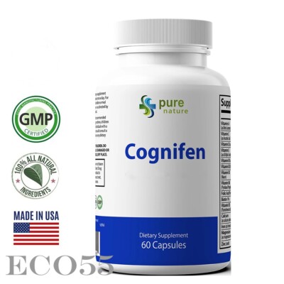 PureNature Cognifen Memory Support 60 capsules PureNature plus ...