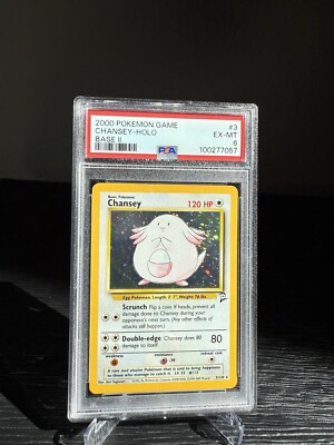 CHANSEY HOLO PSA 6 2000 POKEMON GAME #5 BASE SET II 2 CARD 3213 | eBay