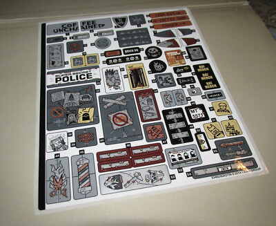 New Lego Movie Original Unused Sticker Sheet from Apocalypseburg 70840 ...