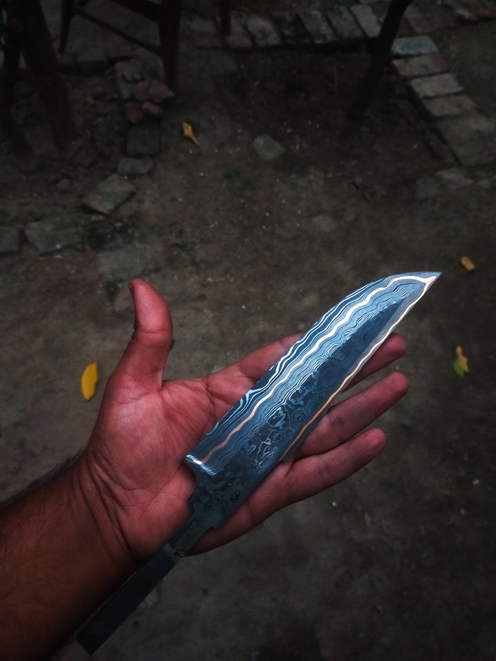 Cumai Copper sanmai blank blade for Making Knife Handmade Custom DF056 ...