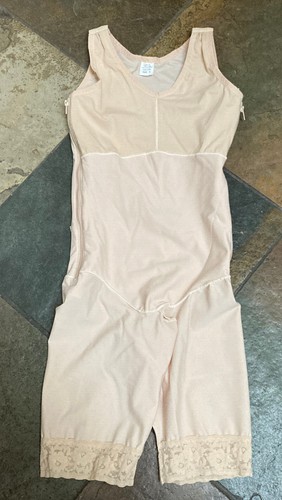 622 ContourMD Sm Nude Mid Thigh Zip Side Post Surgery Compression ...