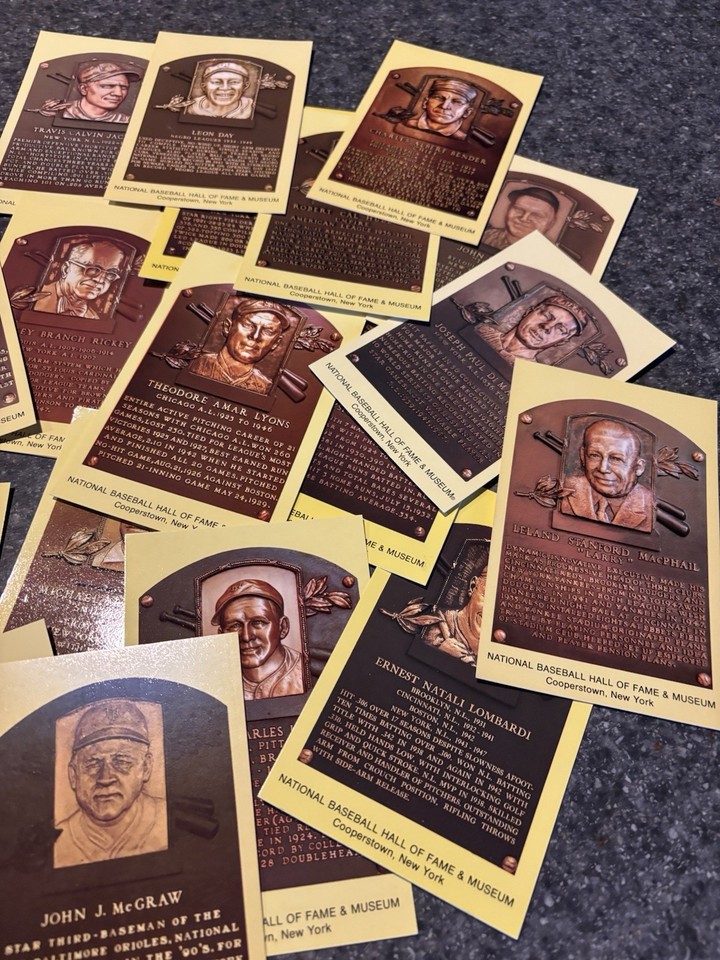 Baseball HOF Cooperstown Lot of 40 Hall of Fame Post Cards | eBay