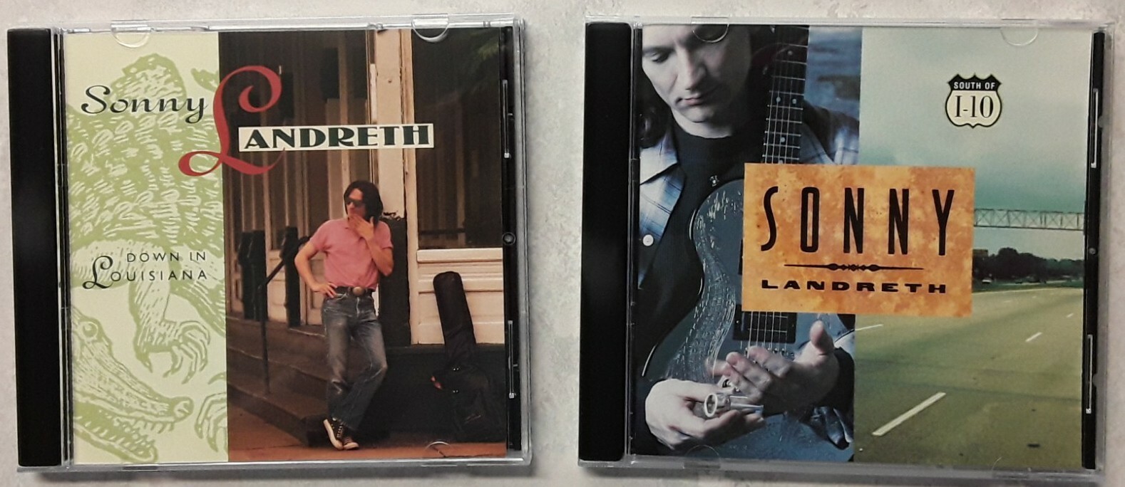 Sonny Landreth CD Down in Louisiana 1993 + SOUTH I-10 2 CD lot 1995 | eBay