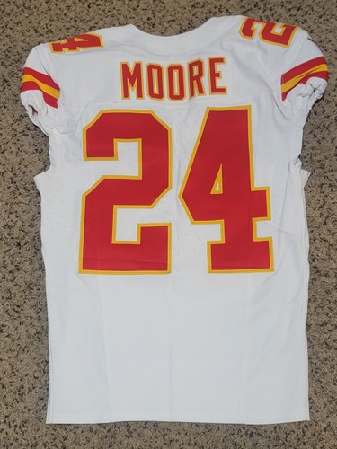 Kansas City Chiefs Skyy Moore Team Issued Jersey With NKH Patch | eBay