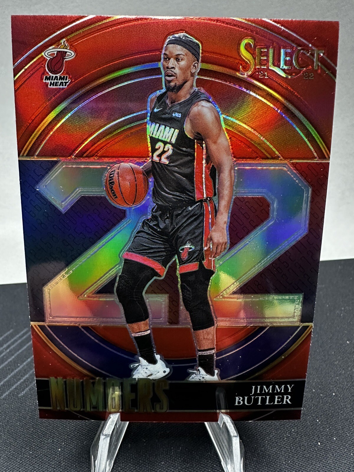 💥2021-22 Panini Select Select Numbers Red Prizm Jimmy Butler #16 Miami ...