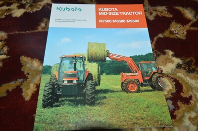 Kubota M7580 M8580 M9580 Tractor Brochure FCCA | eBay