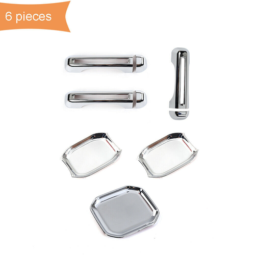 Exterior Handle Shell Door Bowl Cover Trim For Jeep Wrangler JL JT 2018 ...