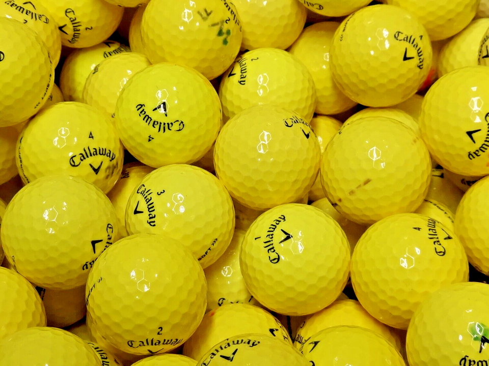 Callaway Supersoft Yellow Golf Balls 24 Pack -Low Compression & High ...
