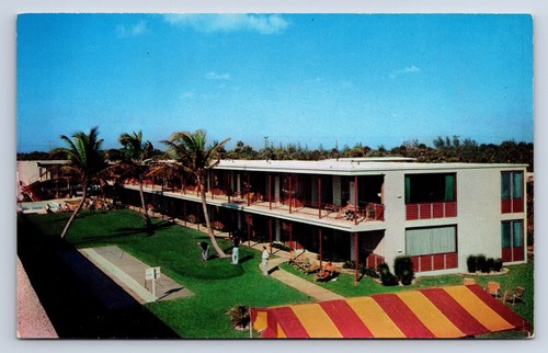 2 Vintage Postcards Pompano Beach FL Surf Rider Apts Apartments ...