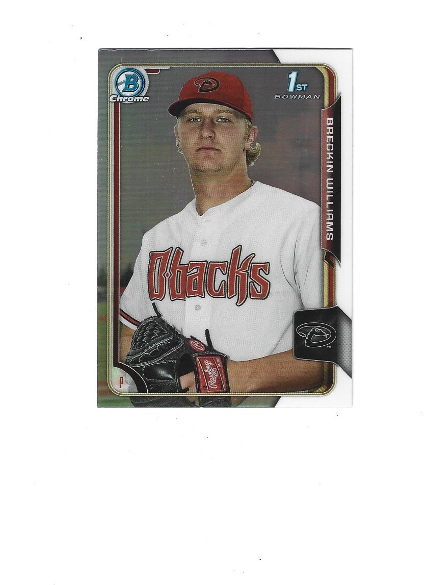 2015 Bowman Chrome Draft Refractors #88 Breckin Williams DIAMONDBACKS ...