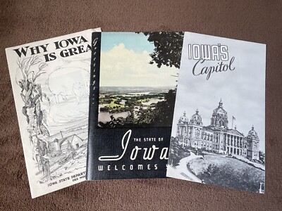 Vintage 1940’s Iowa Tourism - Travel Brochures | eBay