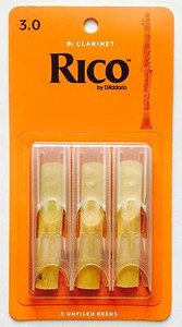Rico Bb Clarinet Reeds #3 (3-Pack) NEW rca0330 | eBay