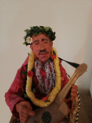 Patty Kanaar Figurine Uncle Tutu Playing The Guitar | eBay