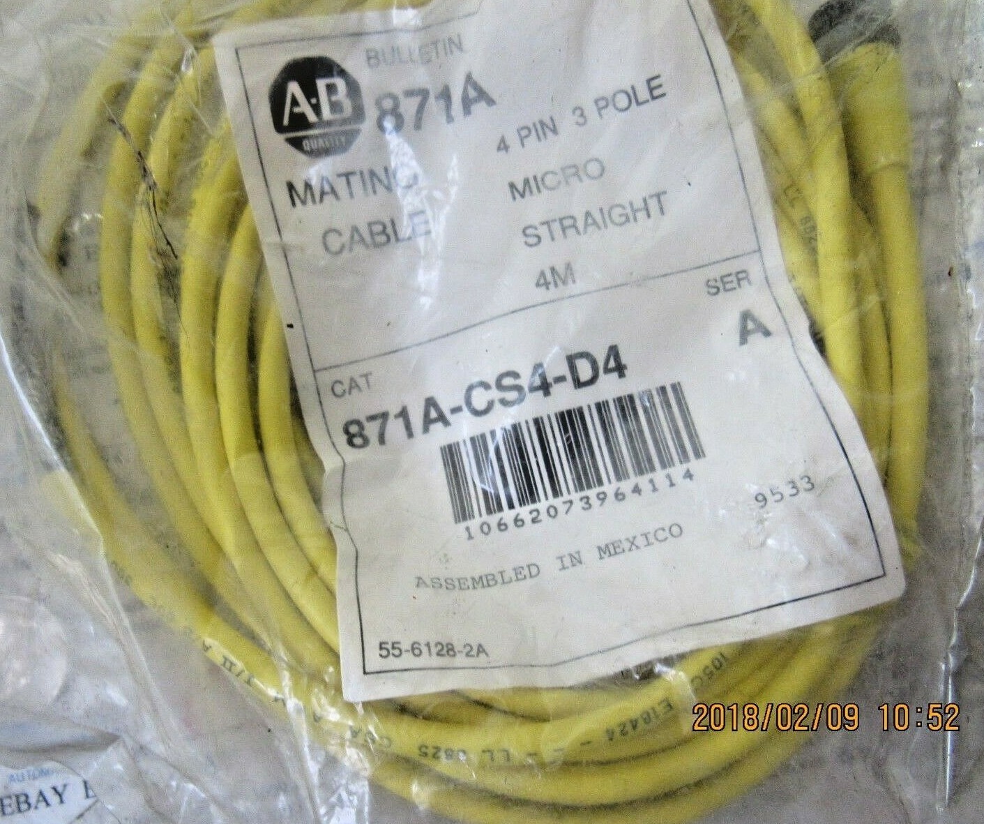 AB/Allen Bradley 871A-CS4-D4 Cable Connector/Connectors | eBay