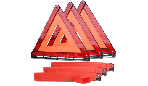 Triangle Warning Sign Reflector Roadside Reflective Emergency Car Kit ...