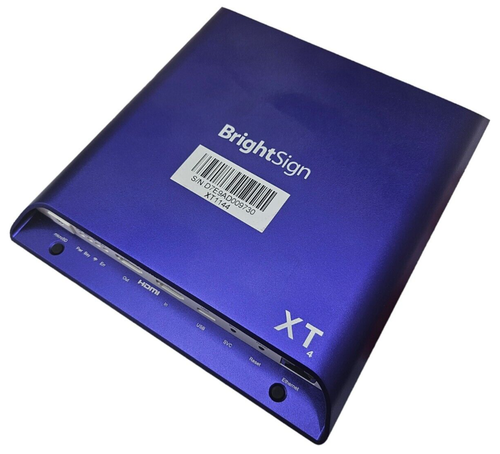 BrightSign | XT1144 | Expanded I/O 4K - TESTED + NO AC ADAPTER!! | eBay