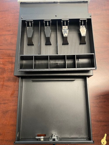 NEW Steelmaster Compact Cash Drawer w/ Removable Cash Tray, Check Slot ...