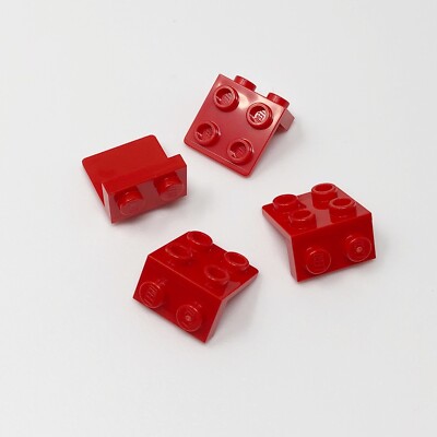 44728 LEGO Parts Bracket 1x2 - 2x2 RED (4) | eBay