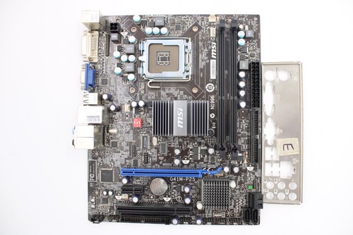 MSI G41M-P25 Motherboard LGA775 DDR3 Intel G41 Socket MicroATX with IO ...
