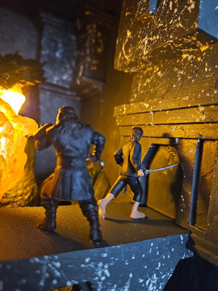 Lotr Book Nook, Erebor, Smaug and Thorin, Hobbit Book Nook | eBay