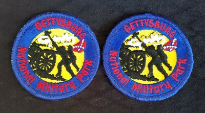 Two Vintage Souvenir Patches Gettysburg National Military Park Soldiers ...